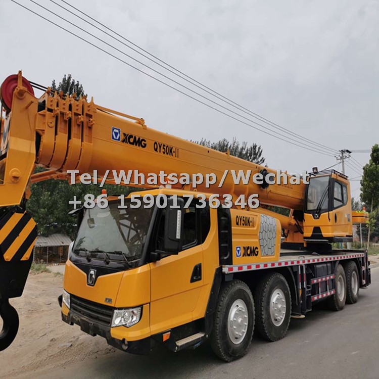 Used XCMG QY50K-II 50 ton Truck Crane With Hydraulic Boom, MACHMALL