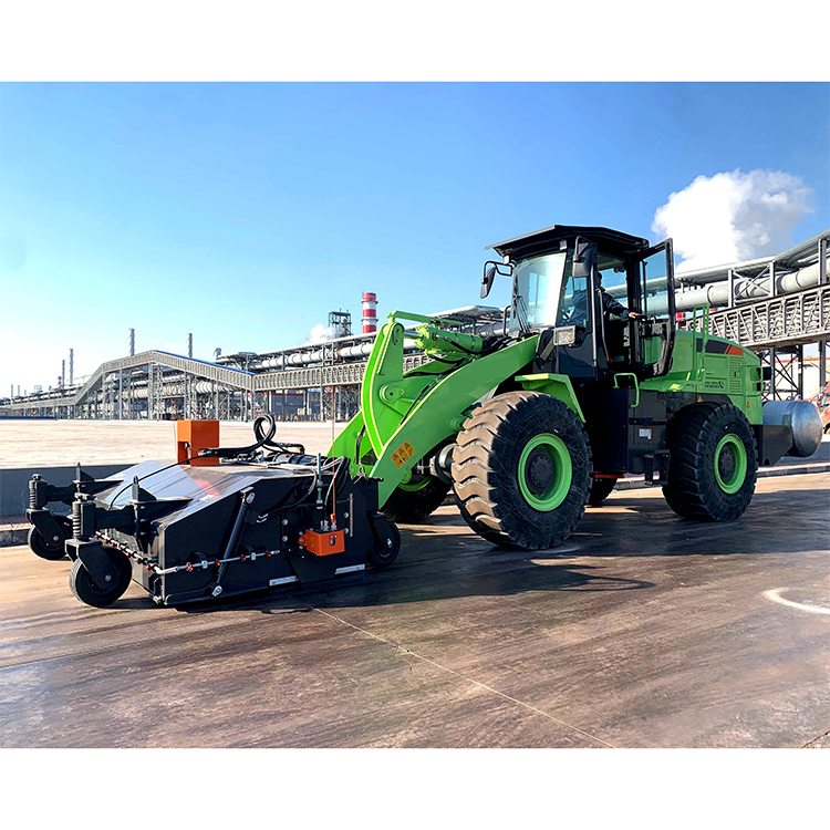 HCN BM12II road sweeper with pick up bucket attachment for wheel loader ...