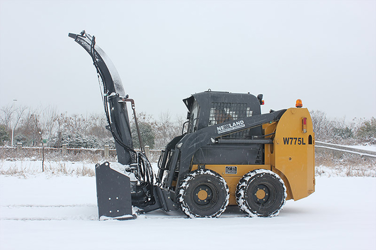 HCN 0209 skid steer loader accessory high snow throwing machine snow ...
