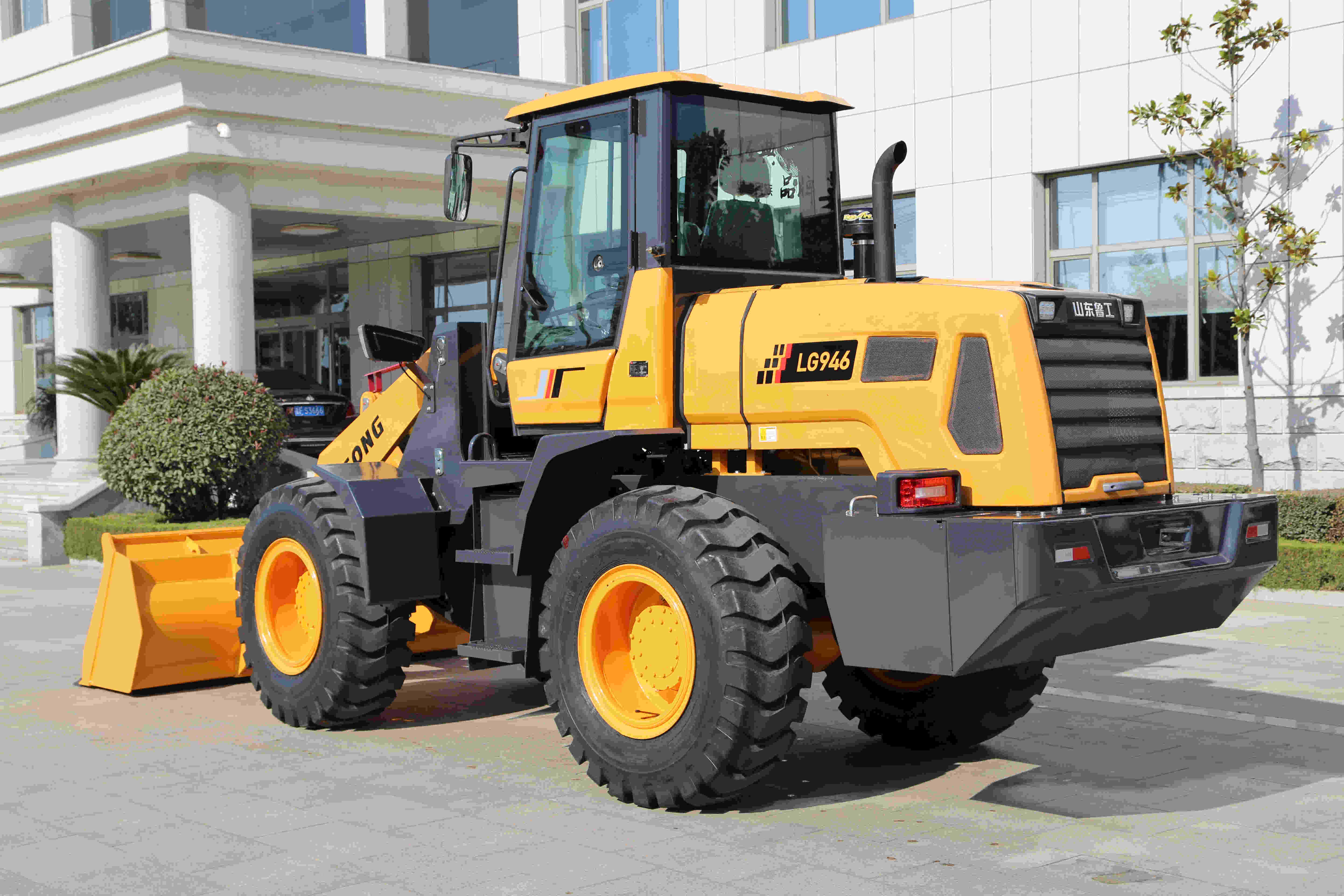 LUGONG LG946 Compact Wheel Loader 2.5T Big Hub ReductionFront End ...