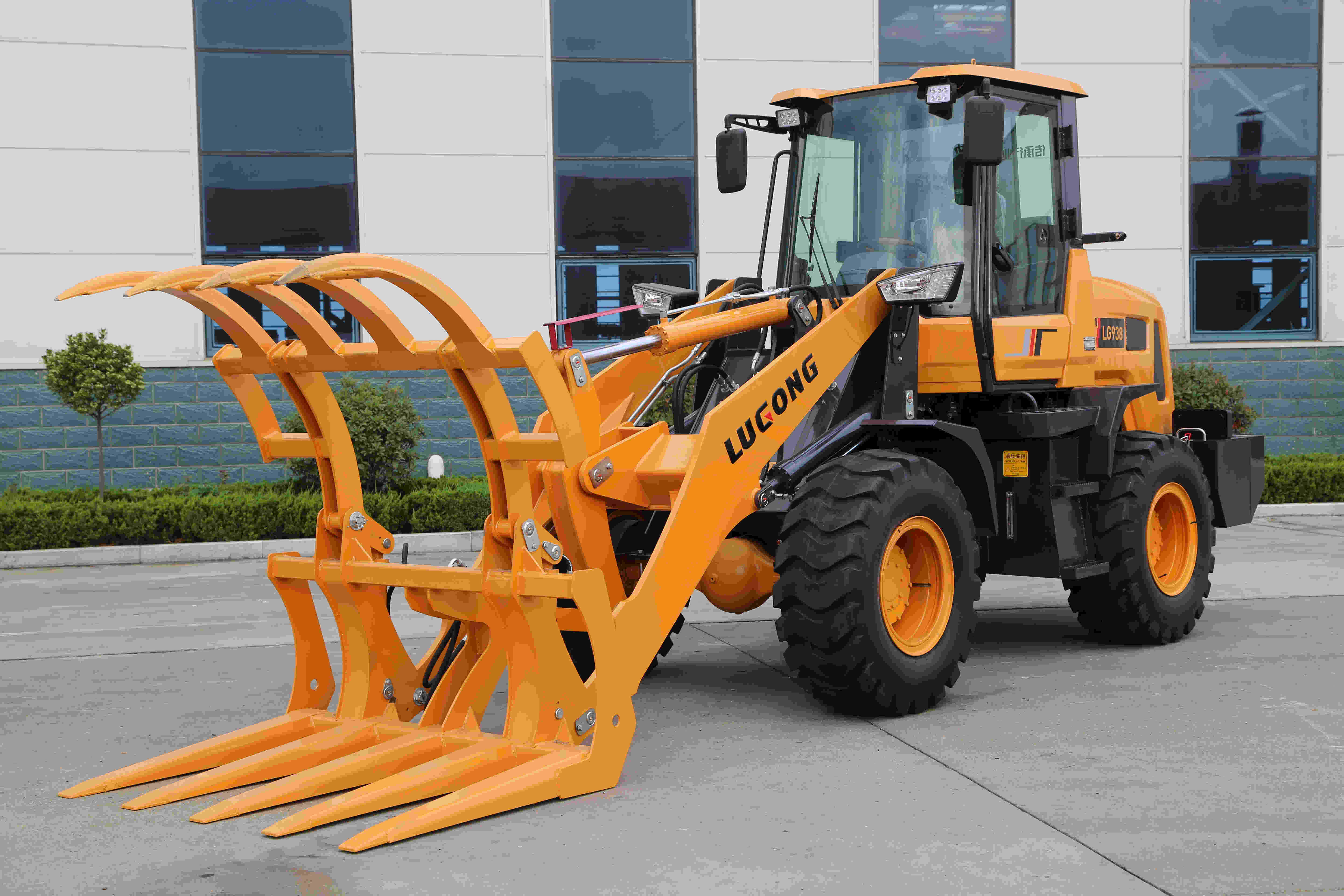 LUGONG LG938 Small Agricultural Wheel Loader Of 1-2ton For Agriculture ...