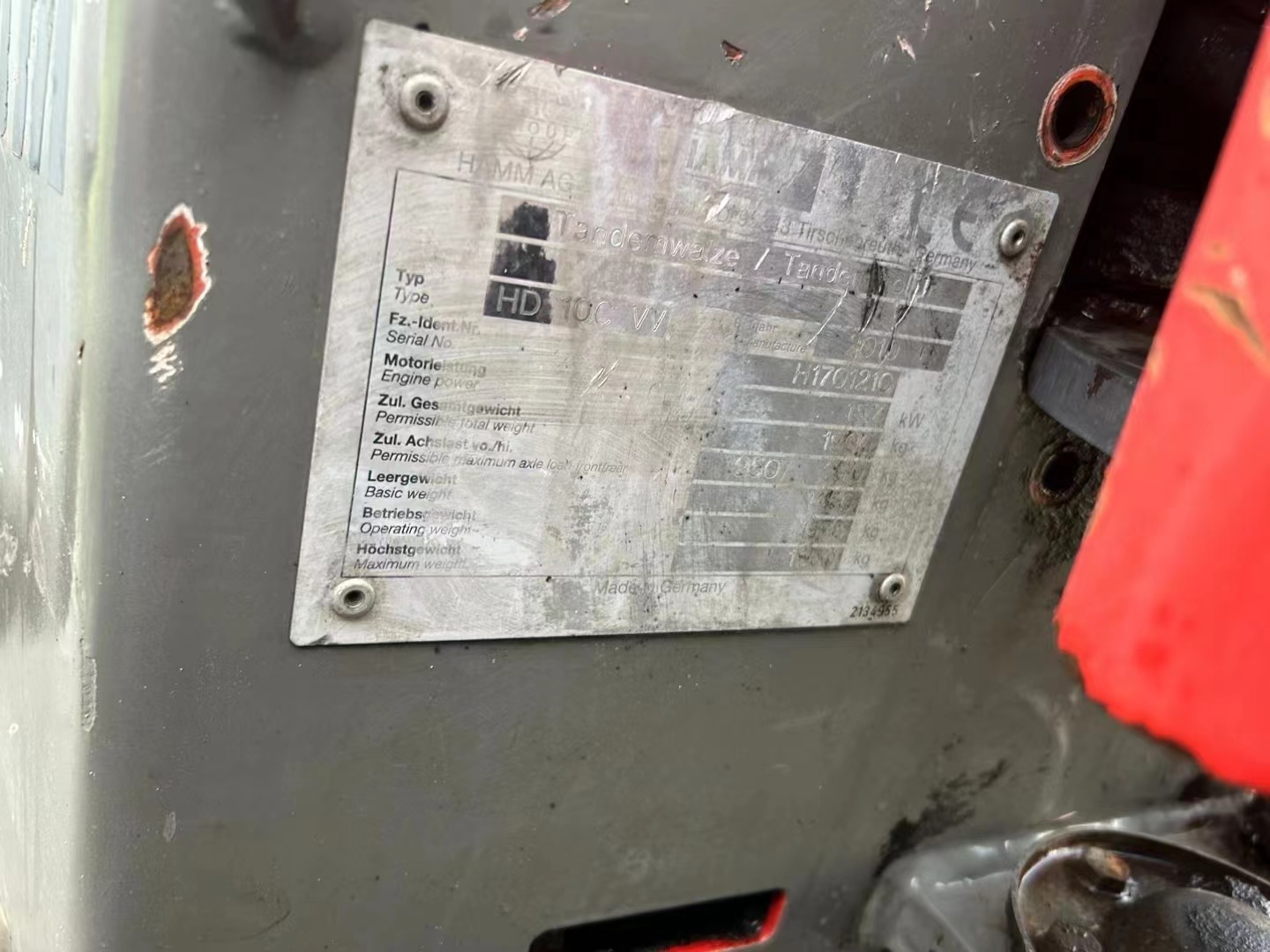 Hamm HD10VV Used Vibratory Smooth Drum Roller For Sale, MACHMALL