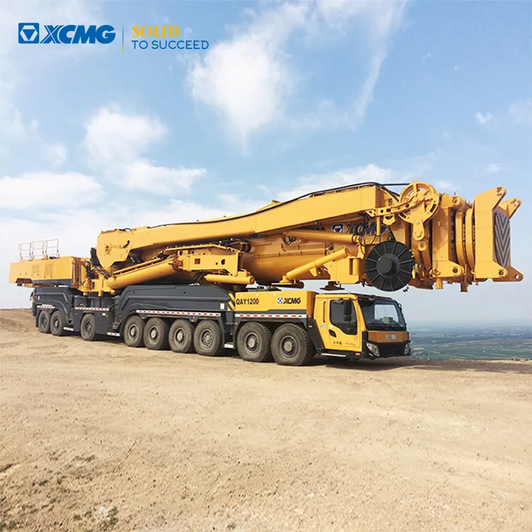 XCMG Officail 1200 Ton Second Hand Mobile Lifting Machinery Truck Crane ...