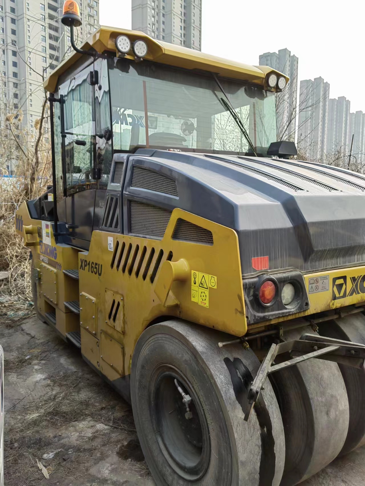 XCMG XP165U Used Vibratory Roller Compactor Machine 16 Ton Pneumatic ...