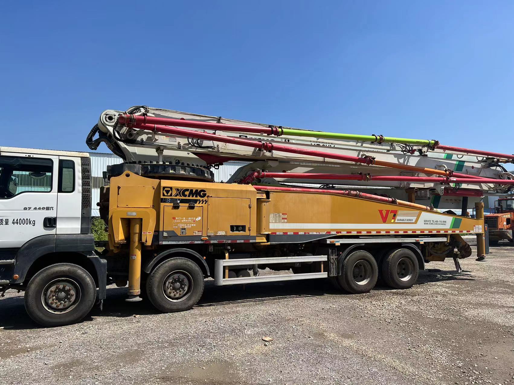 XCMG Official Concrete Machinery Second Hand HB62V 62m Used Mobile ...