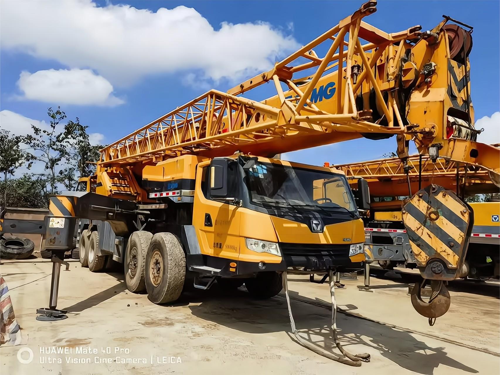 XCMG official 80ton Used lifting boom truck crane XCT80 for sale, MACHMALL