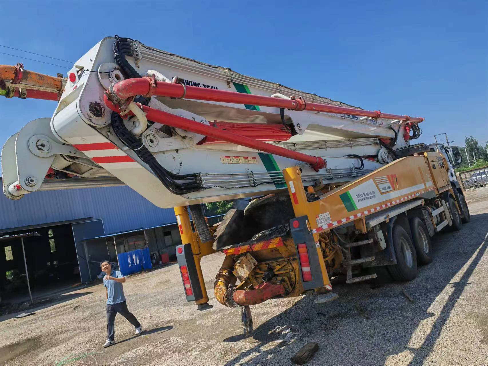 XCMG Official Concrete Construction Machinery HB62V 62m Used Mobile ...