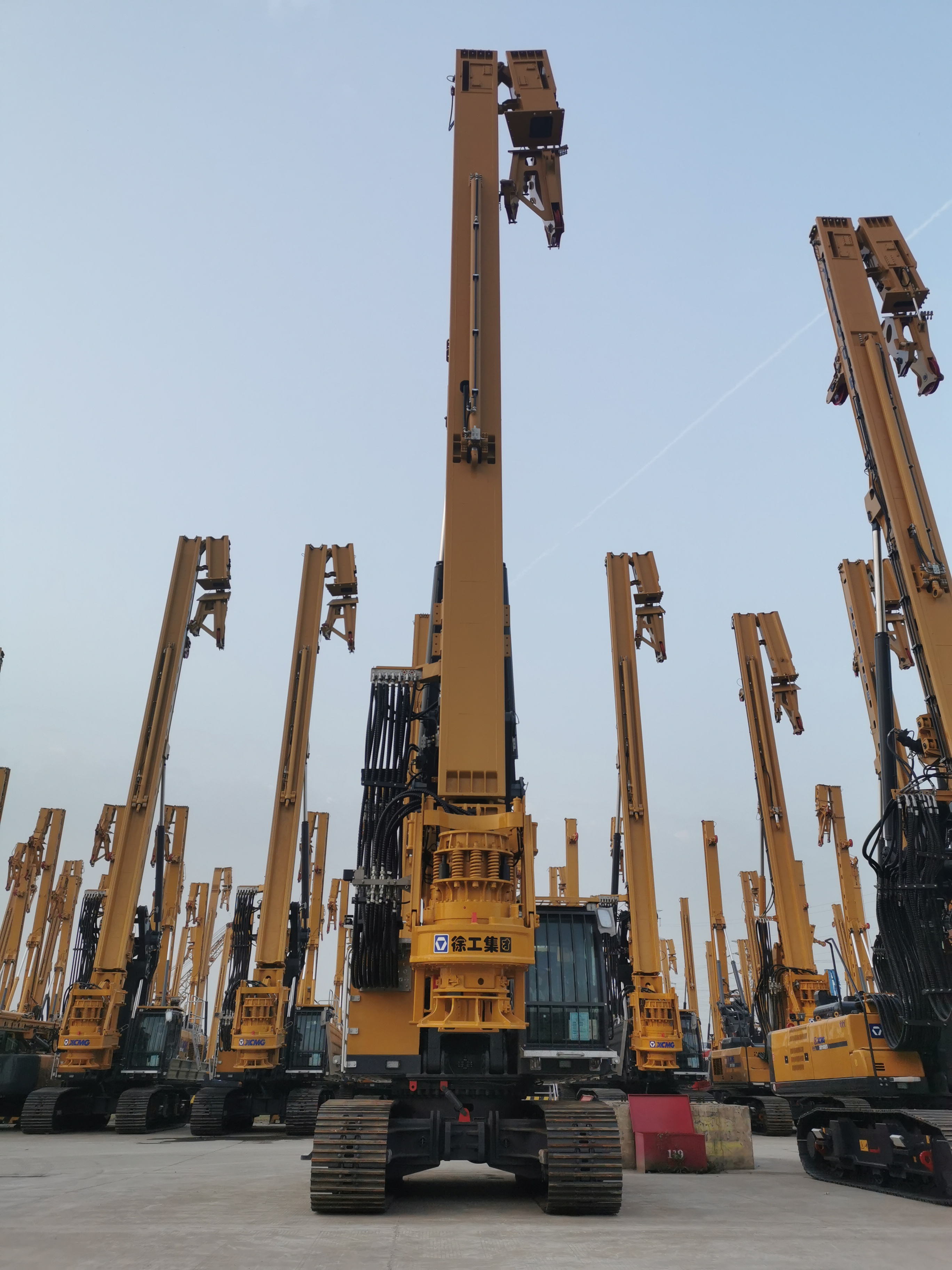 XCMG Used Hydraulic Piling Driver XR280D 88m Depth China Rotary ...
