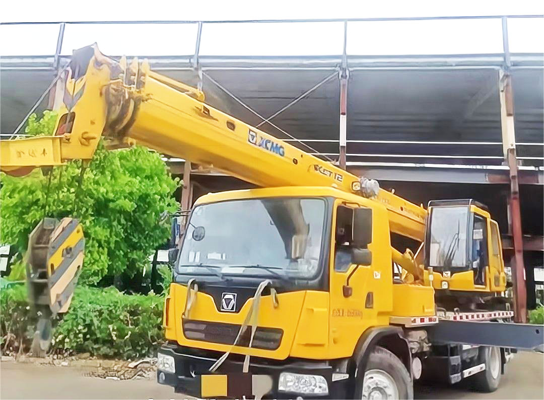 XCMG Offixial Used crane XCT12 12 ton high quality small truck crane ...