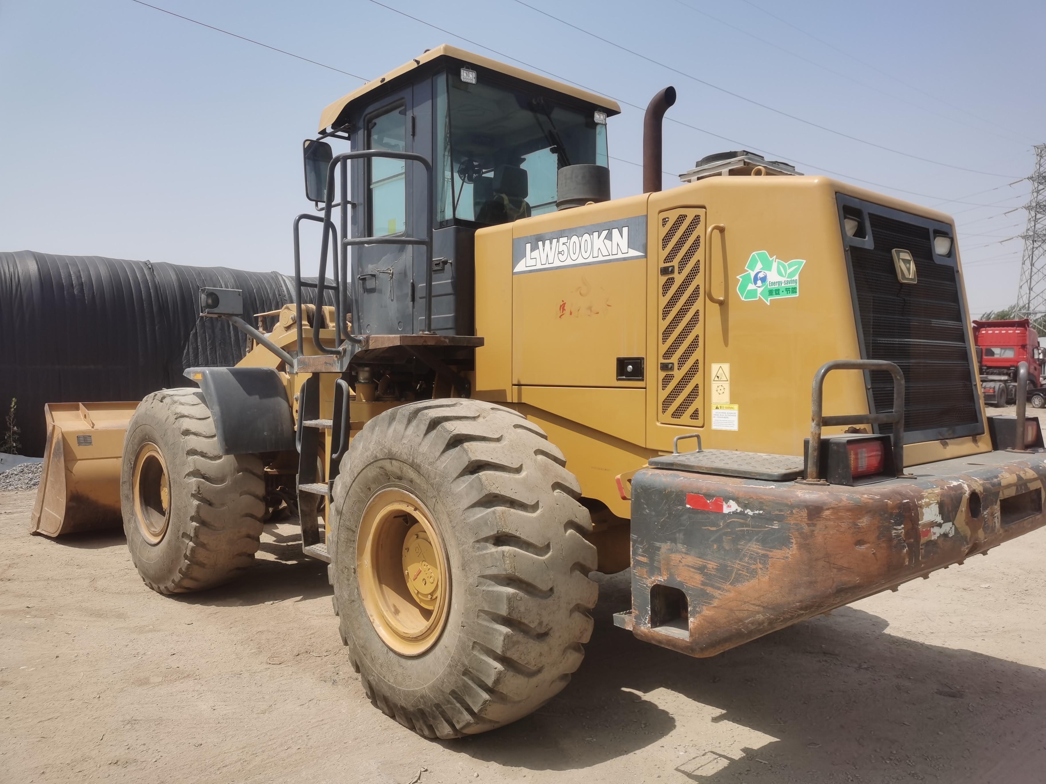 XCMG Officia Used Front Loader Machine LW500KN Second Hand Wheel Loader ...