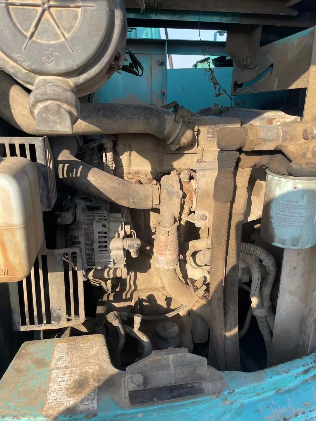 Kobelco mini excavator used 7 ton crawler excavator SK75-8 earth moving ...