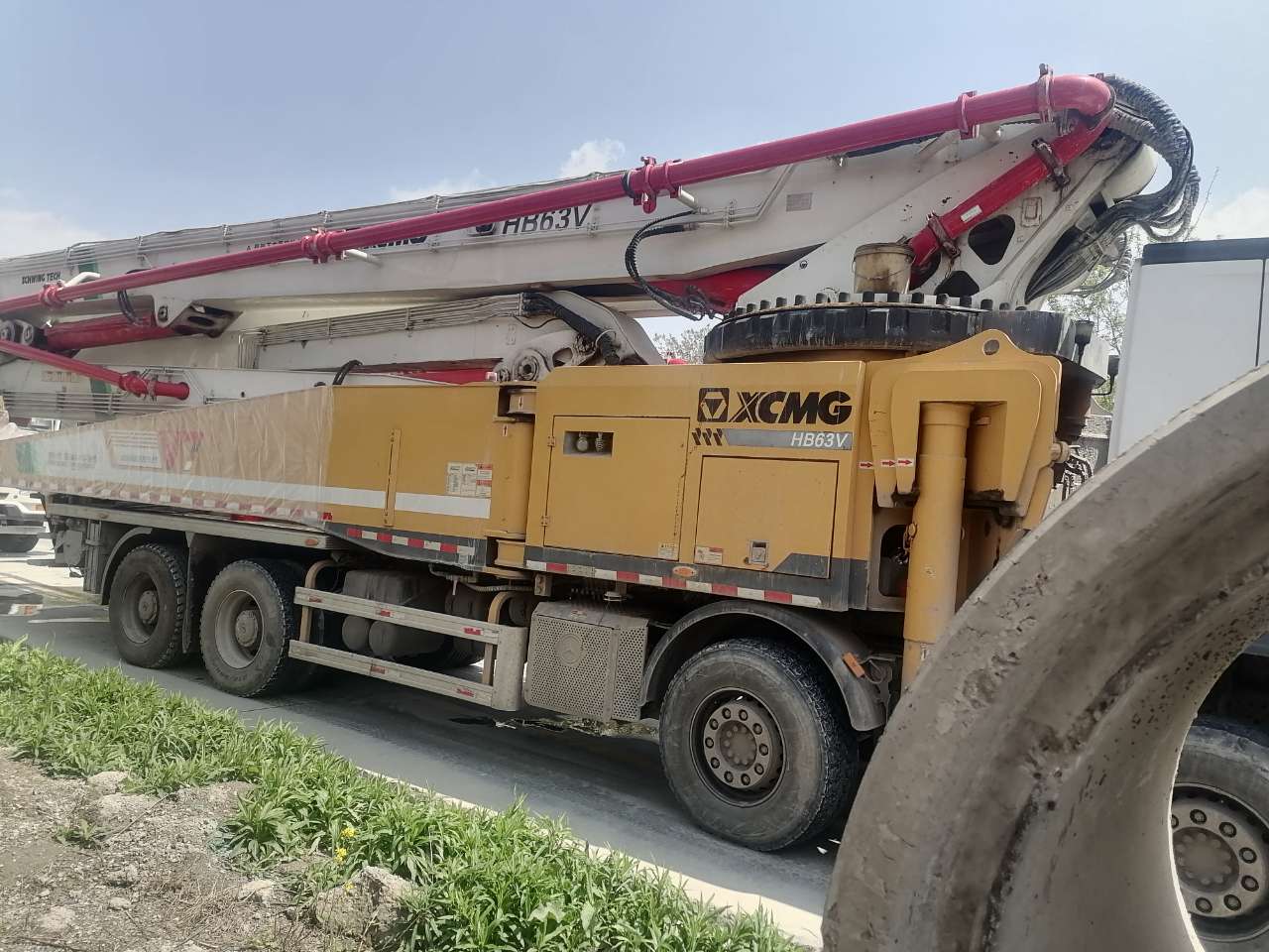 XCMG Official Concrete Construction Machinery HB62V 62m used Mobile ...