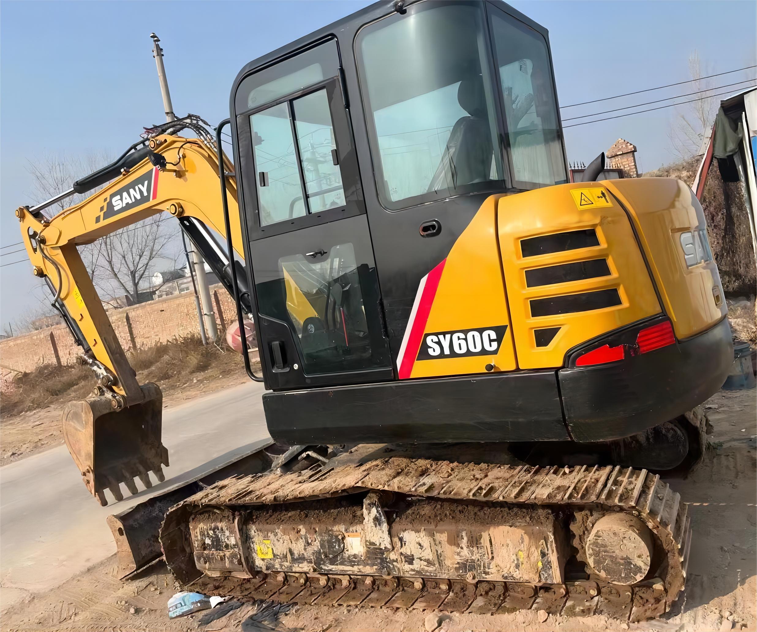 SANY SY60 Buy Used Excavator Mini Excavator 6 Ton Excavator Cheapest ...