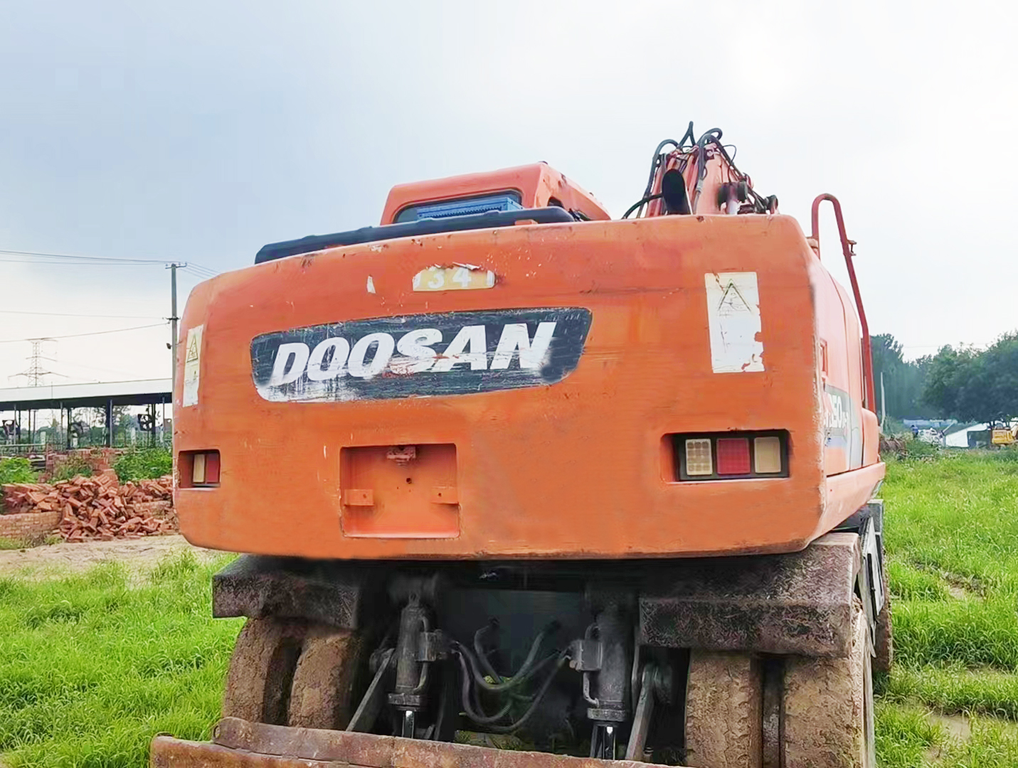 Doosan Used Heavy Construction Machinery DH150W-7 Crawler Excavator ...