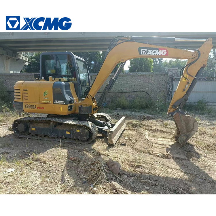 XCMG official Used XE60DA retro 6 ton mid size small crawler excavator ...