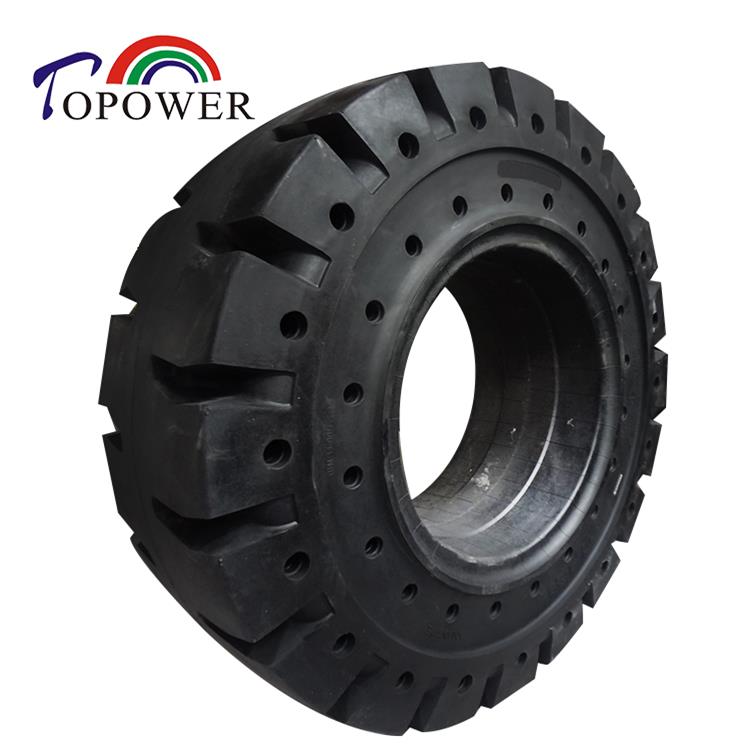 China solid tyre 17.5-25 otr tire rims 25 solid rubber wheel for loader ...
