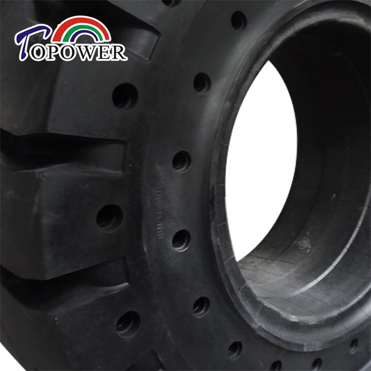 China solid tyre 17.5-25 otr tire rims 25 solid rubber wheel for loader ...