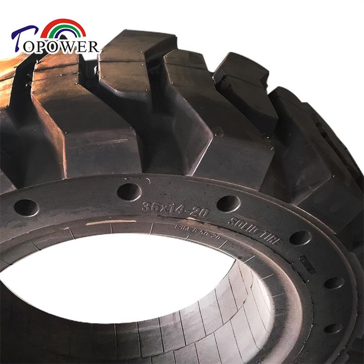 Boom lift solid tire 36x14-20 for sliding loader and telescopic ...