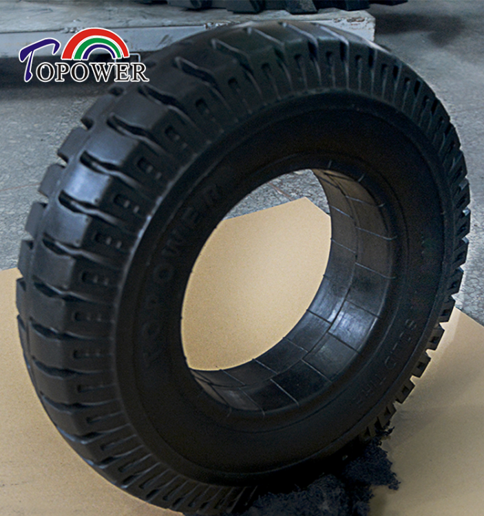 trailer solid rubber tire handcart solid wheel tow vehicle rubber tyre ...