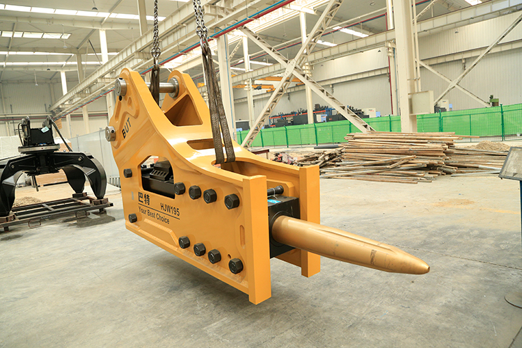 BUT side type hydraulic rock breaking hammer 195mm diameter chisel ...