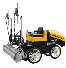 ROADWAY Driving concrete laser screed motor grader Left-right swing ...