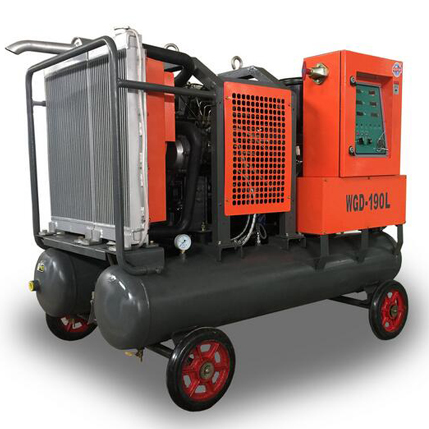 Windbell WGD - 190 l small diesel mobile air compressor, MACHMALL